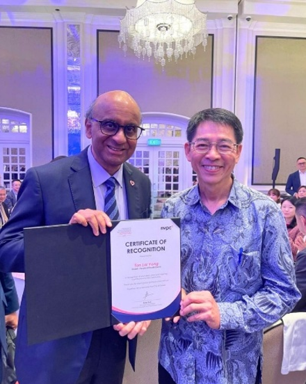 MPA Alumnus Tan Lai Yong Receives Certificate of Recognition at the ...