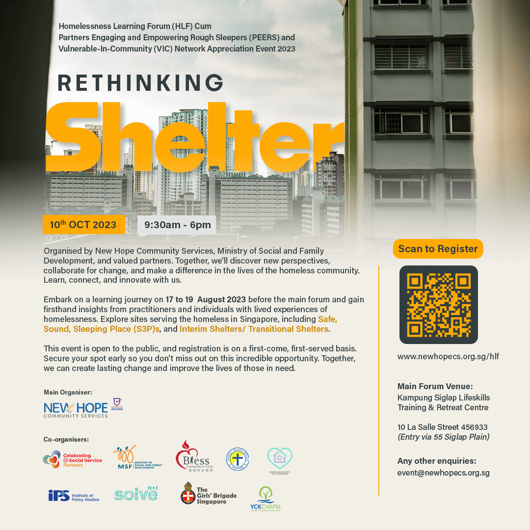 Homelessness Learning Forum 2023 - Rethinking Shelter
